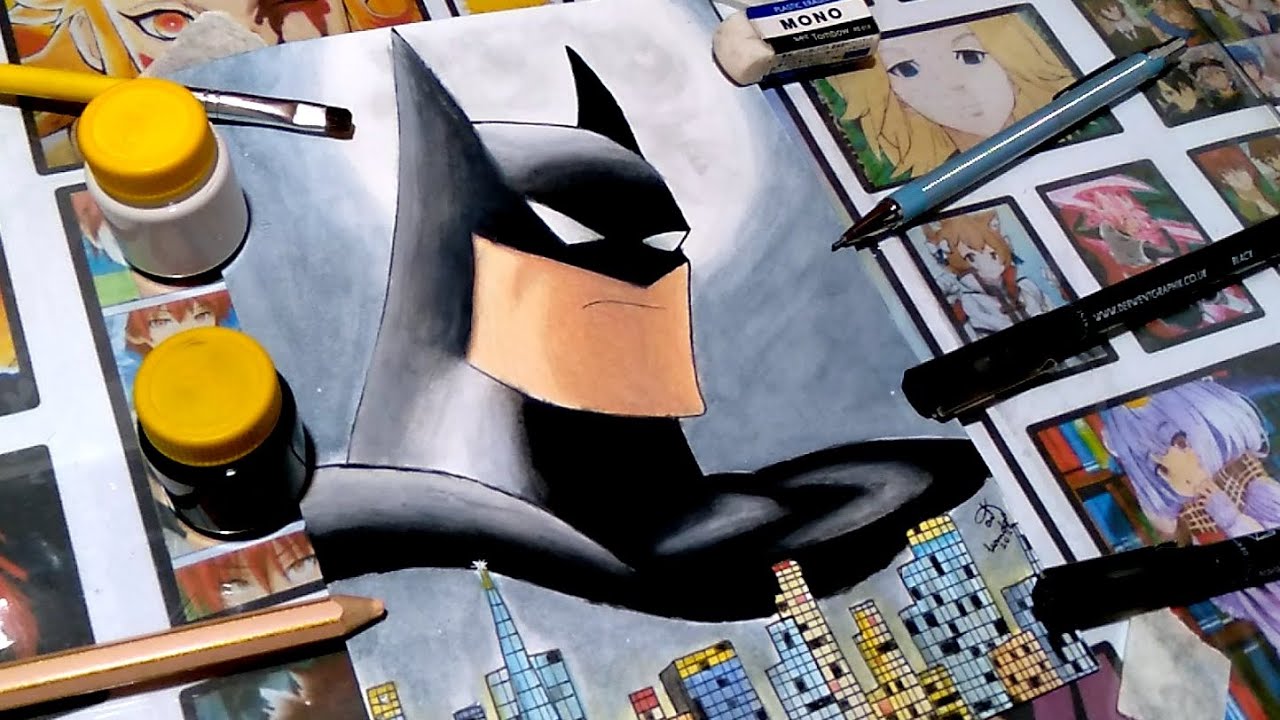 Drawing Batman / Speed Drawing Batman - YouTube