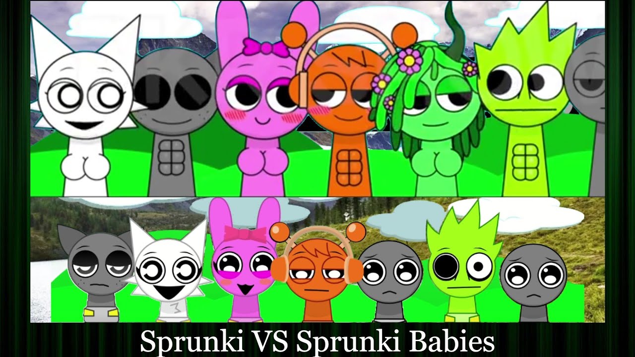 New Mod. Sprunki VS Sprunki Babies - YouTube