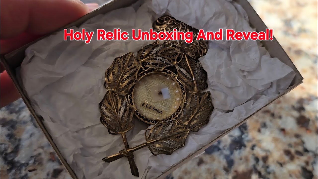 RARE Catholic Holy Relic Of Saint Elizabeth Ann Seton REVEAL! - YouTube
