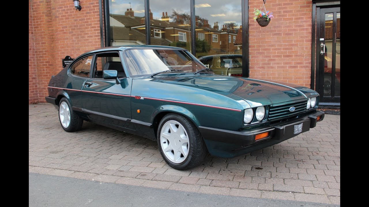 1987 Ford Capri 280 Brooklands - YouTube