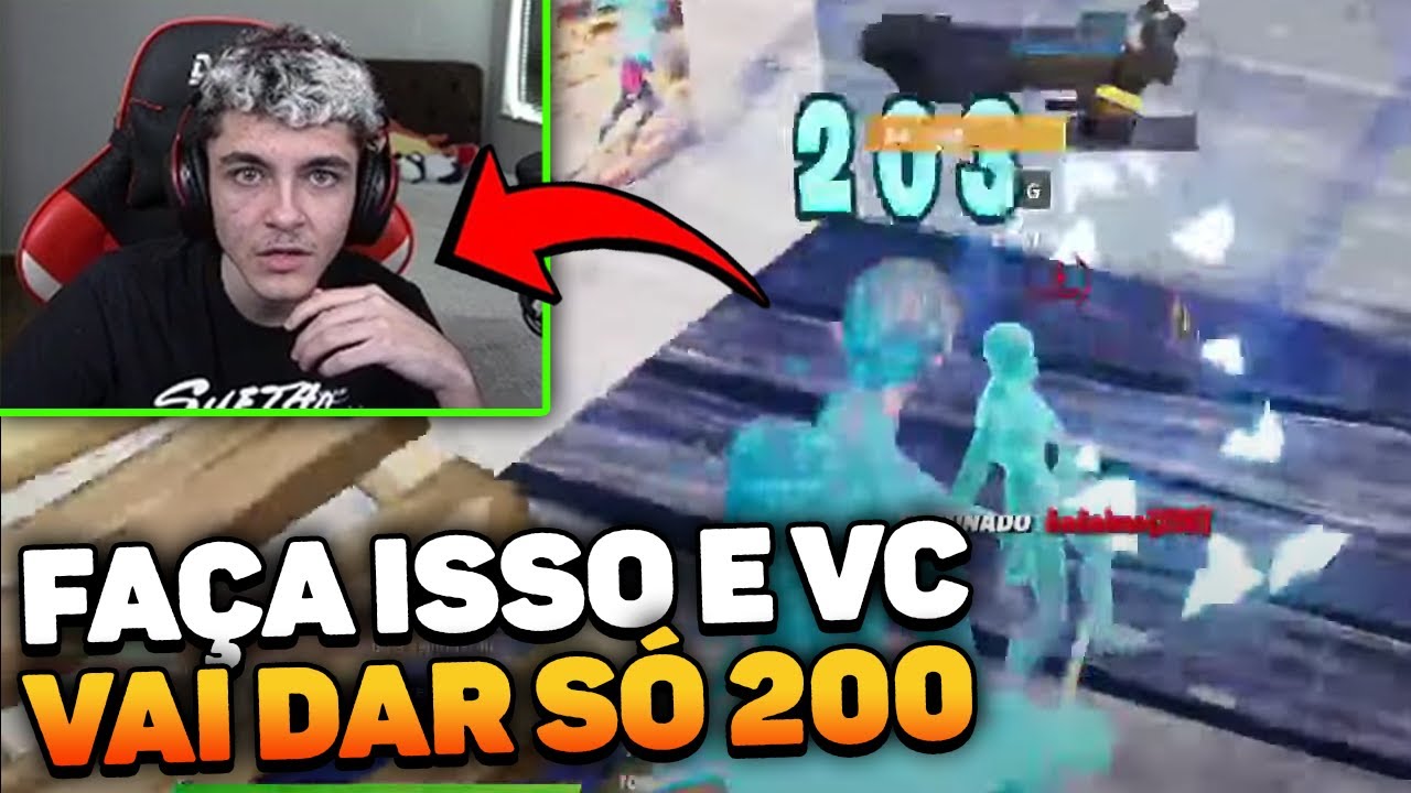 SUETAM REVELOU o SEGREDO para dar só 200 no FORTNITE... - YouTube