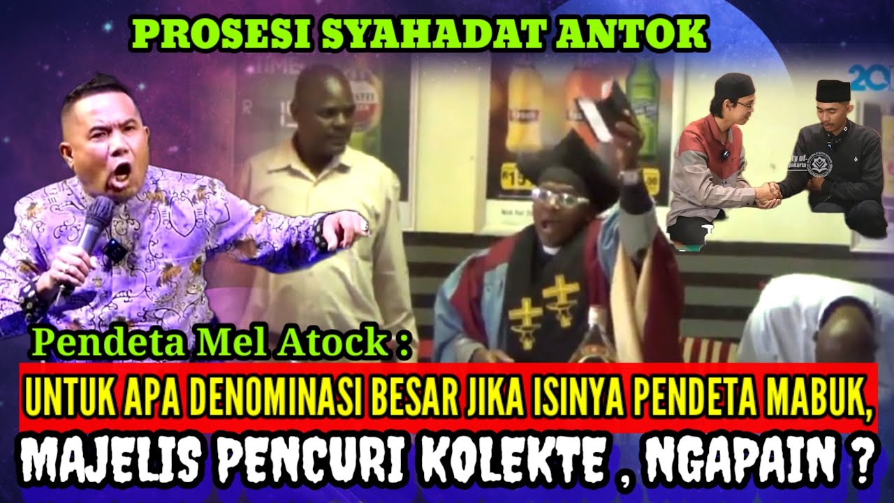 PDT MEL ATOCK GER4M DENGAN SINODE BESAR TAPI ISINYA PENDETA M4BUK ...