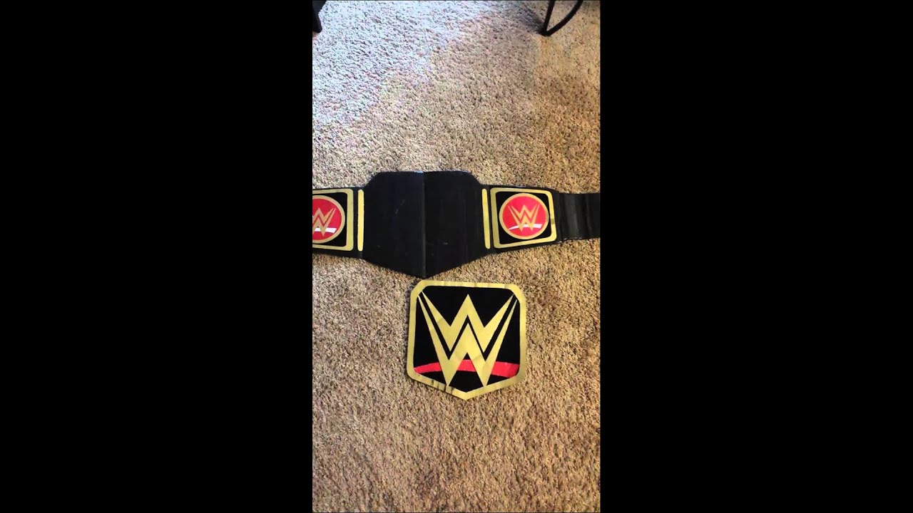 Homemade WWE World Heavyweight Championship Part 1 - YouTube