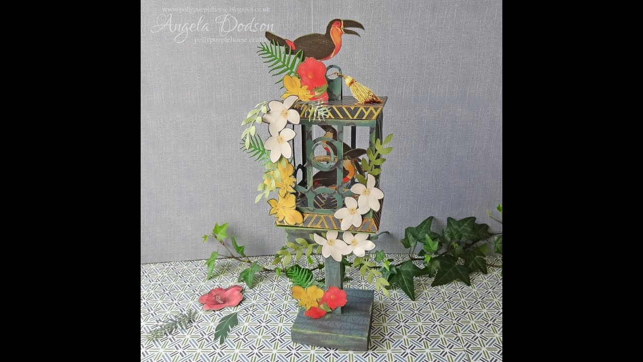 Botanical Beauty Toucan Cage and Stand - YouTube