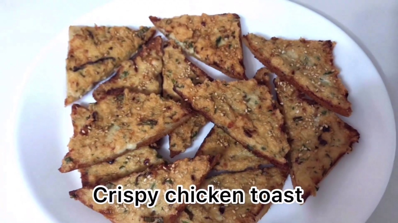 Crispy chicken toast// homemade recipe// Foodies tasty kitchen - YouTube