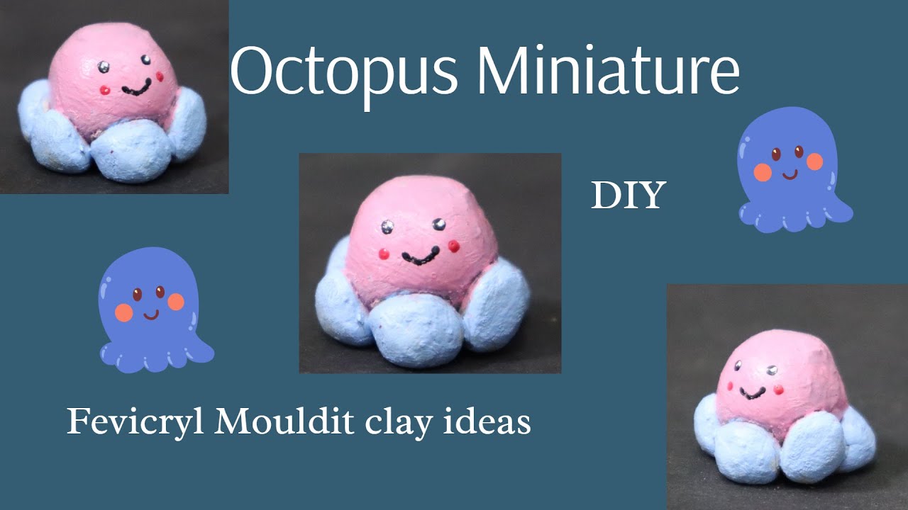 how to make miniature octopus |tutorial |miniature octopus |diy ...