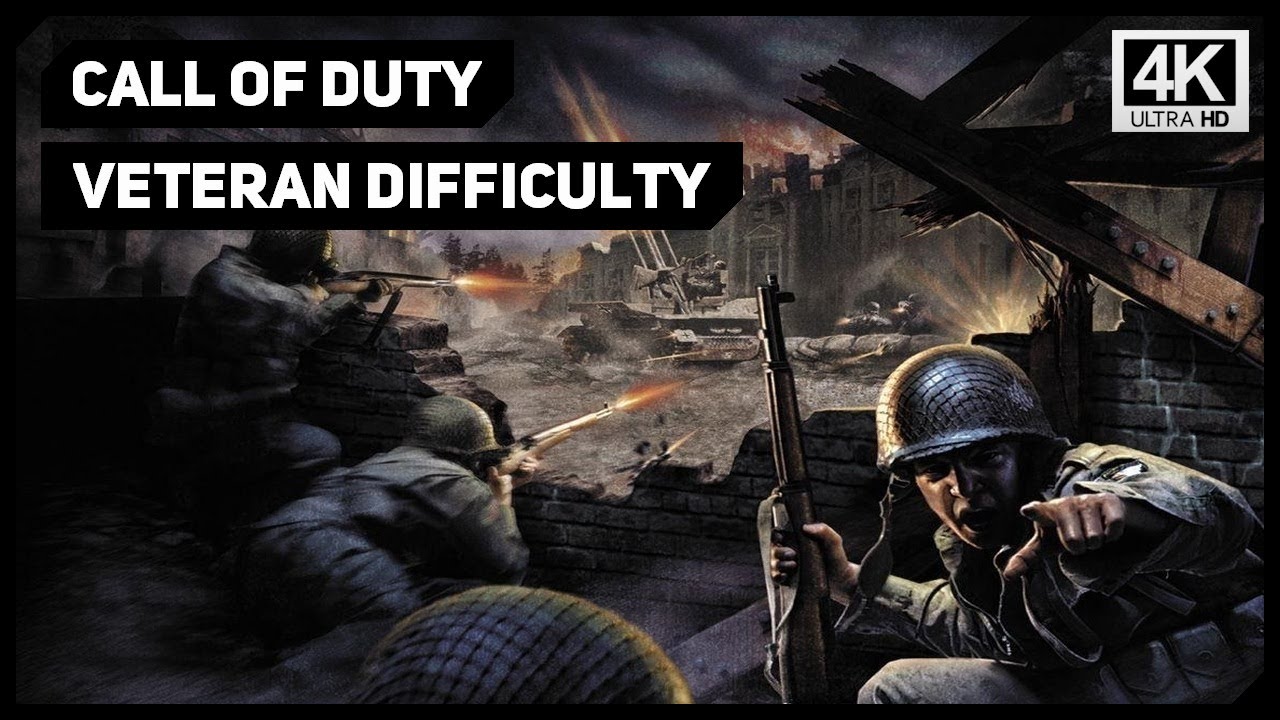 Call of Duty - Mission 1: Camp Toccoa - Veteran Difficulty - 4K - YouTube