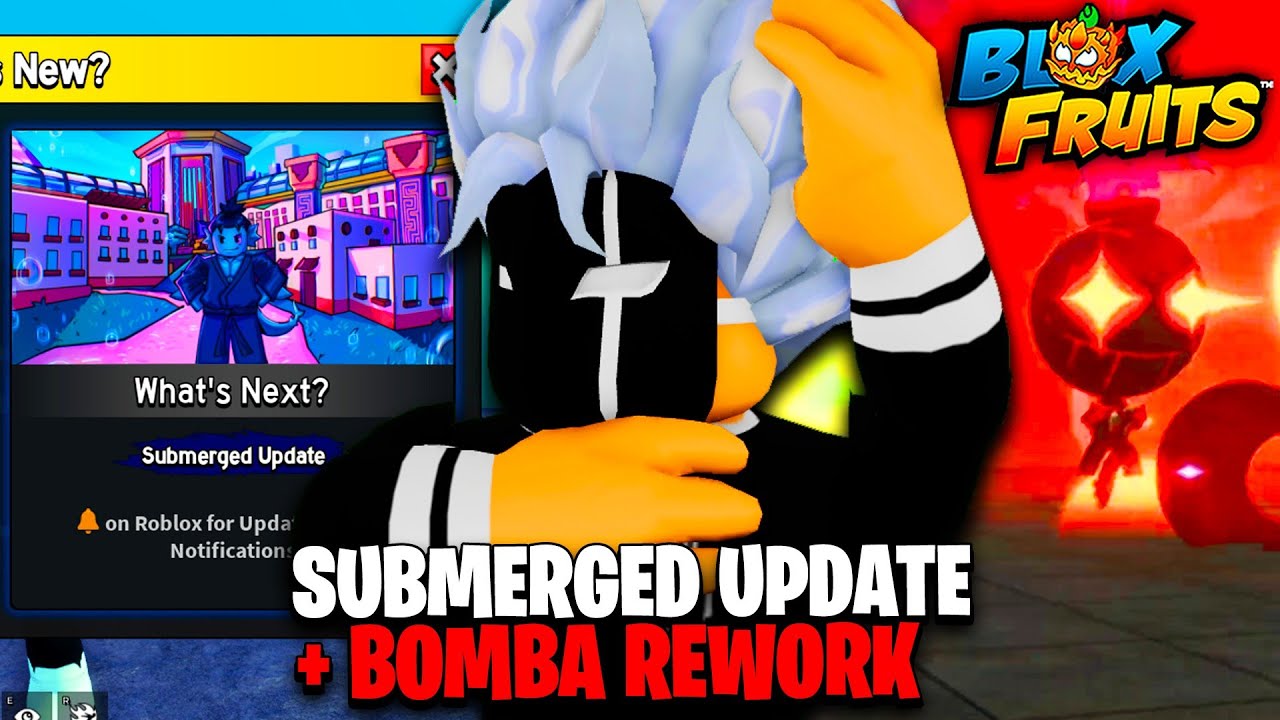 LLEGA la SUBMERGED UPDATE de BLOX FRUITS + FRUTA BOMBA en DIRECTO💣🔥 ...