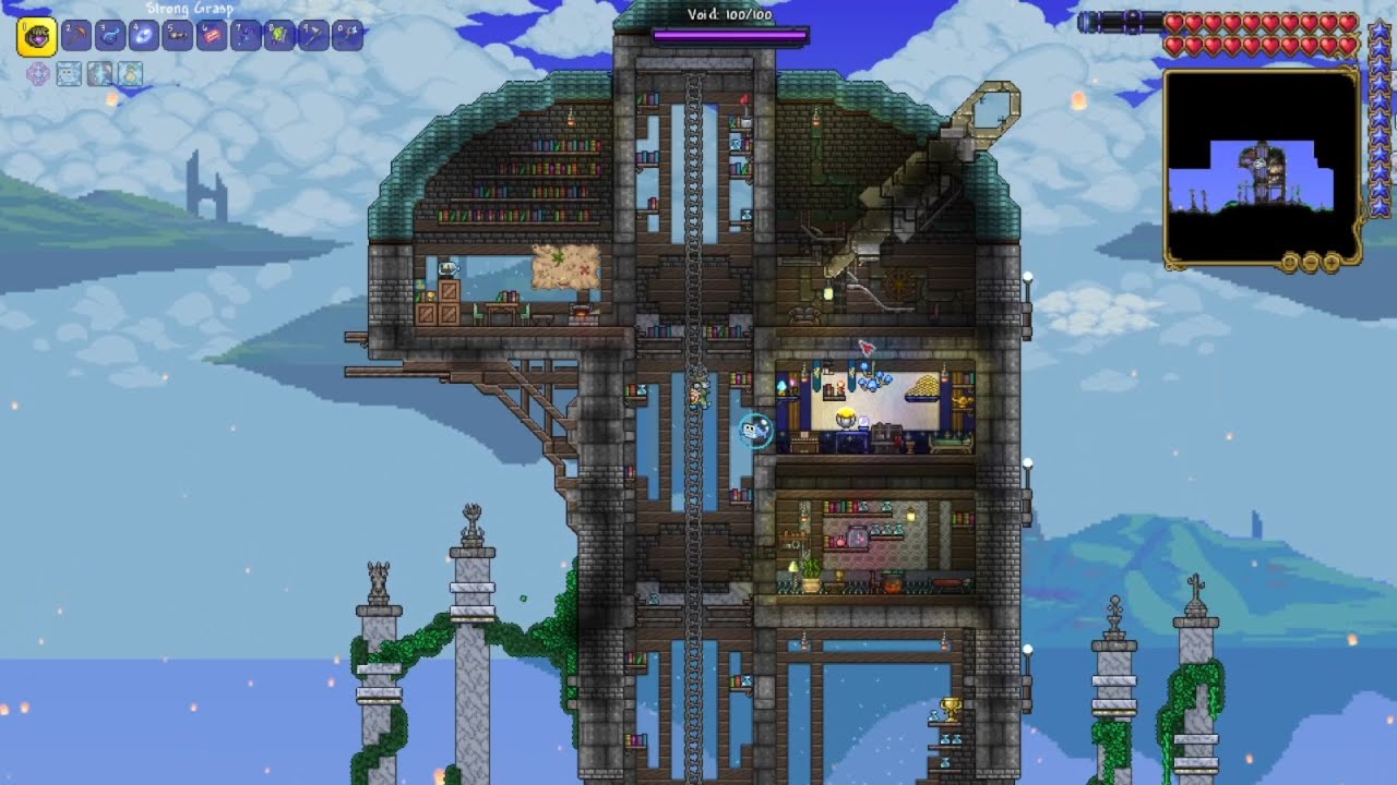 Modded Terraria World of Chaos: Acid Rain of the Sulphurous Sea, and ...