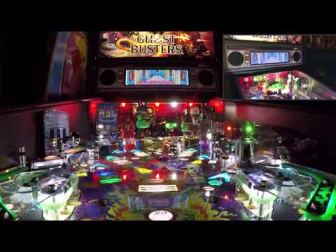 Stern Ghostbusters Pro pinball Color DMD review - YouTube
