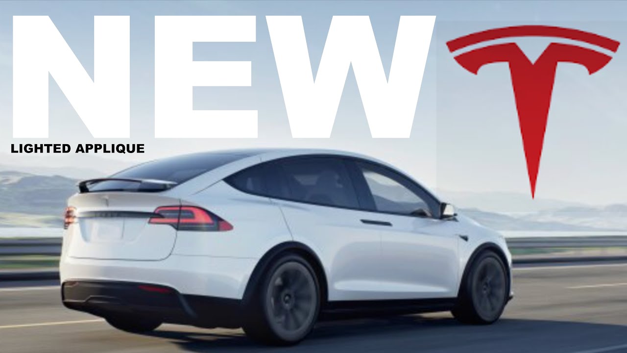 Tesla Lighted Rear Applique Full Review | 2023 Model X Long Range - YouTube