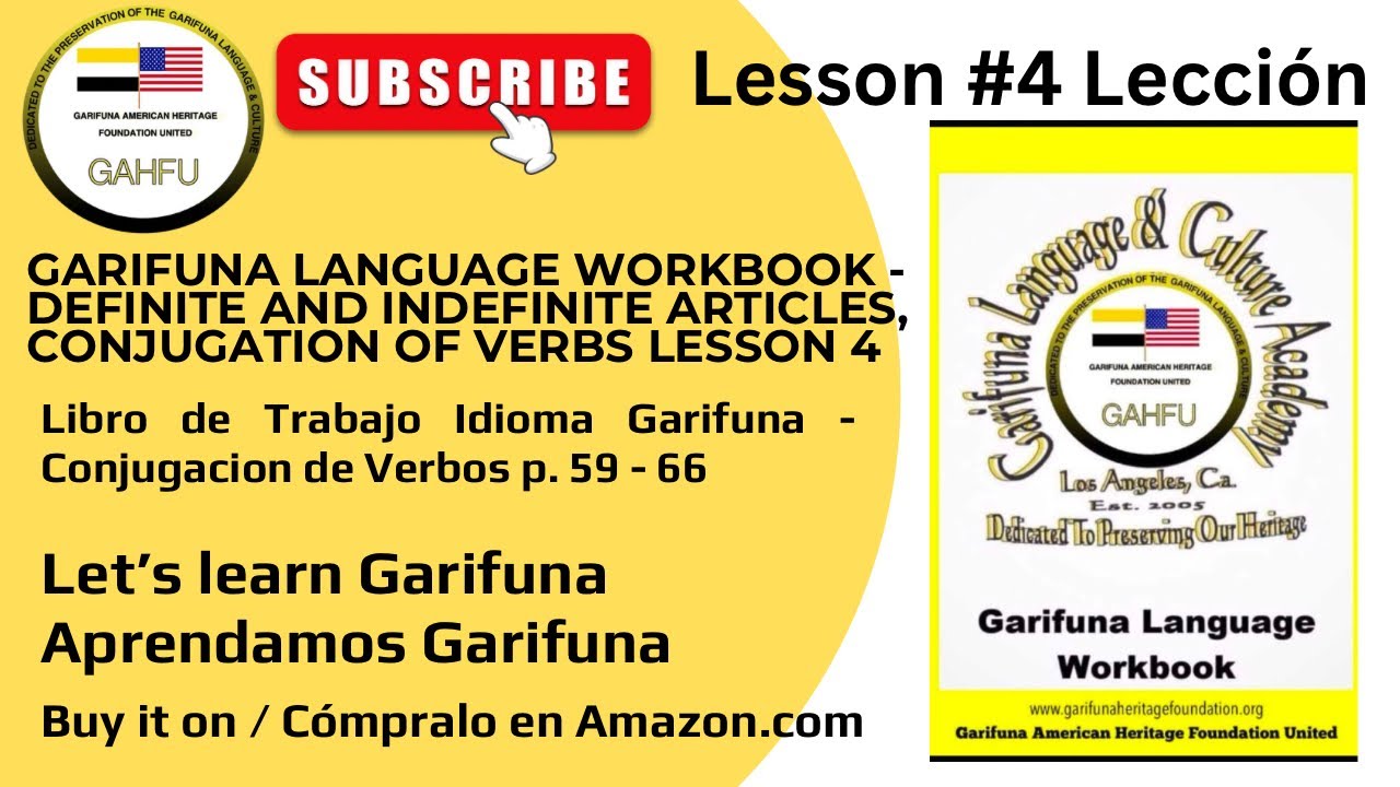 Garifuna Language Workbook - DEFINITE AND INDEFINITE ARTICLES ...