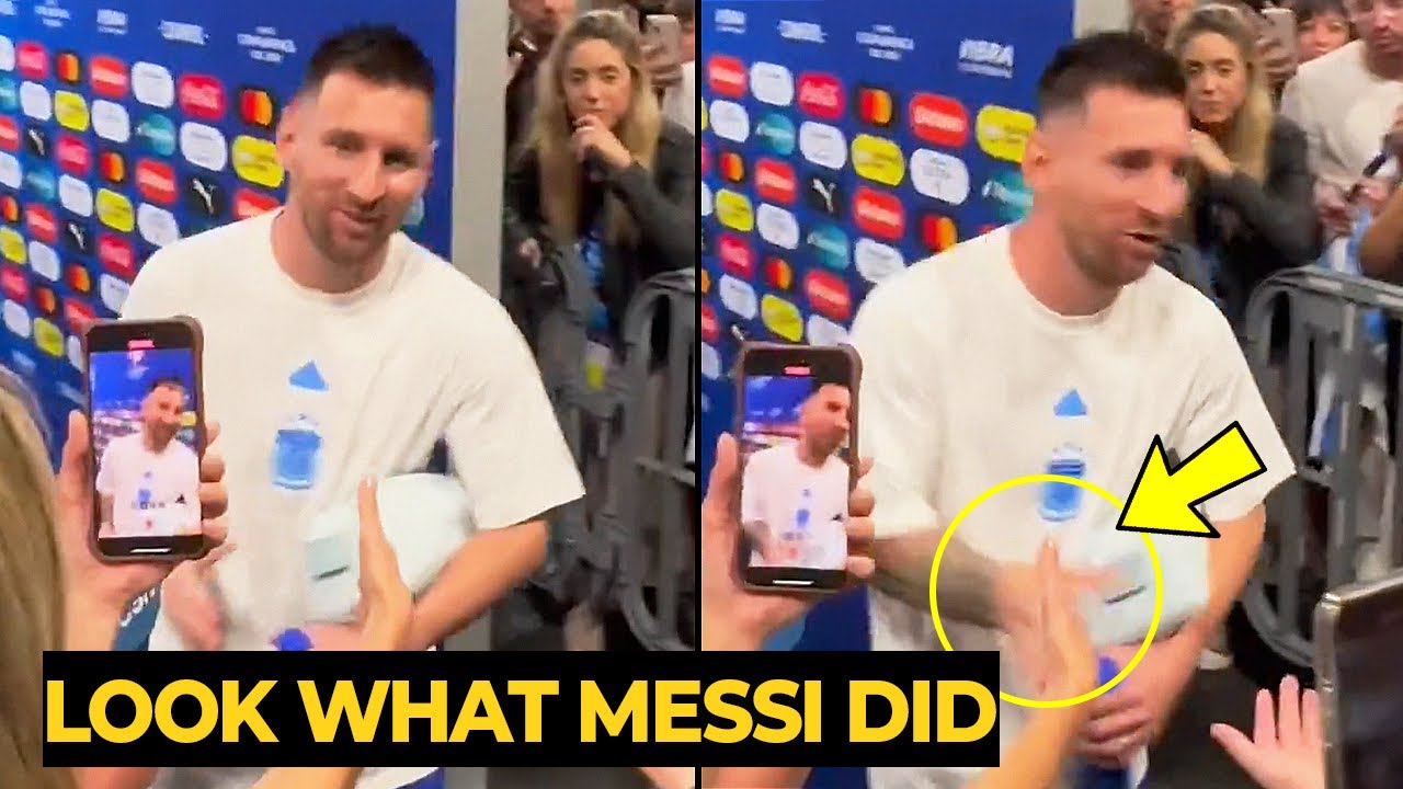Kindness of MESSI treat every journalist like his family | Football ...