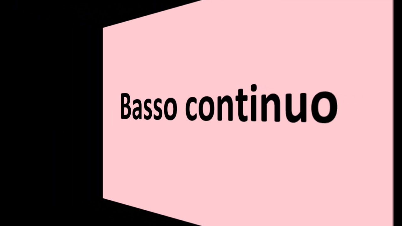 Basso continuo - YouTube