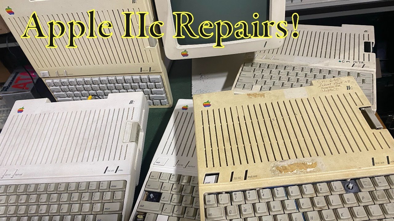 Apple IIc Testing and Repair - YouTube