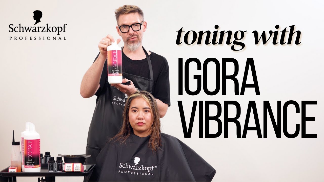 Tone Down Highlights to Soften Contrast using IGORA VIBRANCE - YouTube
