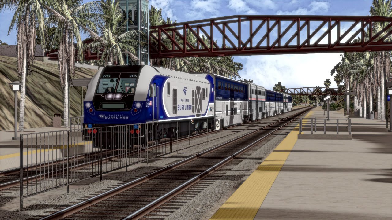 Open Rails - Amtrak #562 | Pacific Surfliner [revised] (Los Angeles ...