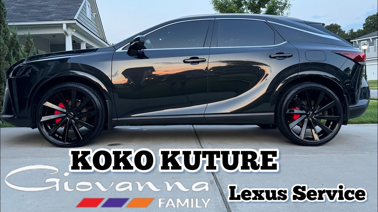 24 inch KOKO KUTURE KAPAN RIMS - 2023 RX 350 #AUDIOCITYUSA - YouTube