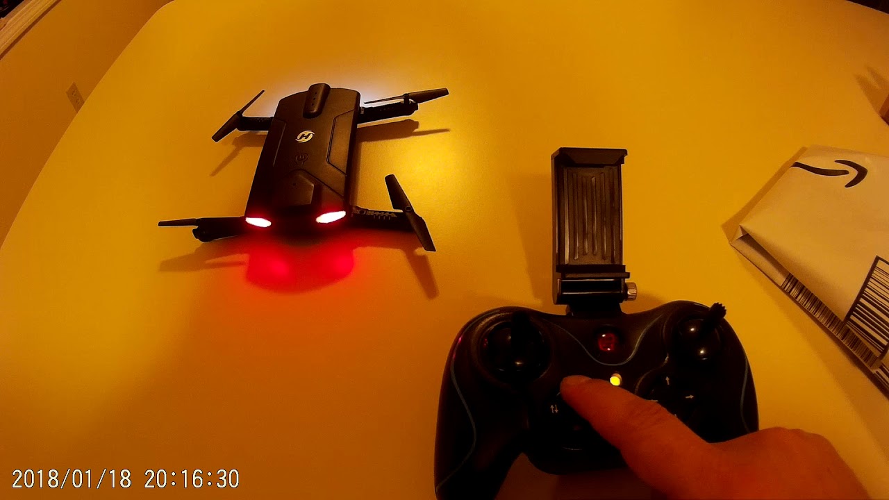 Holystone drone malfunction - YouTube