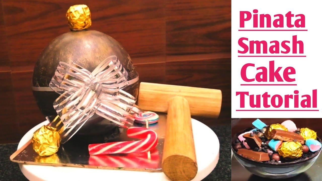 Pinata Cake | How To Make Pinata Cake | Hammer Cake Recipe |पिनाटा केक ...