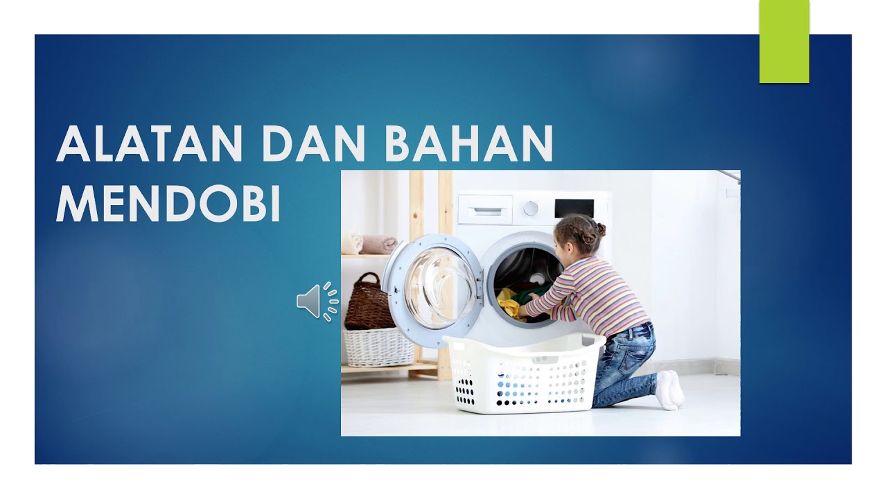 Alatan dan bahan mendobi - YouTube