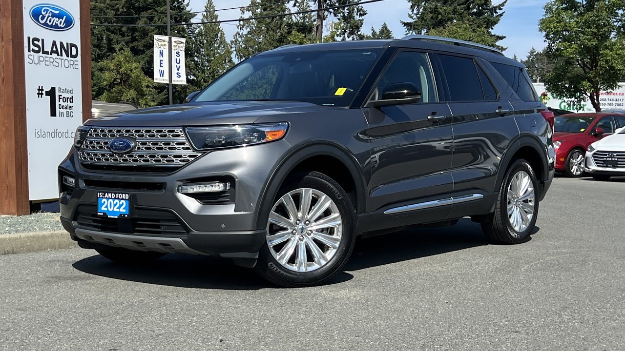 2022 Ford Explorer Limited + Twin Panel Moonroof, Trailer Tow Package ...