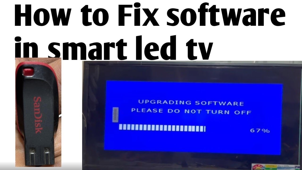 How to Download & Install Software on Smart LED TV I Step-by-Step Guide ...