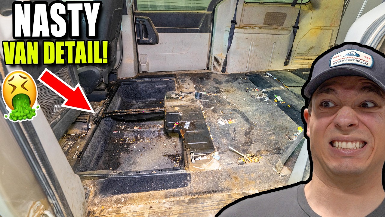 "Impossible" Cleaning of a DISGUSTING Family Minivan! - YouTube