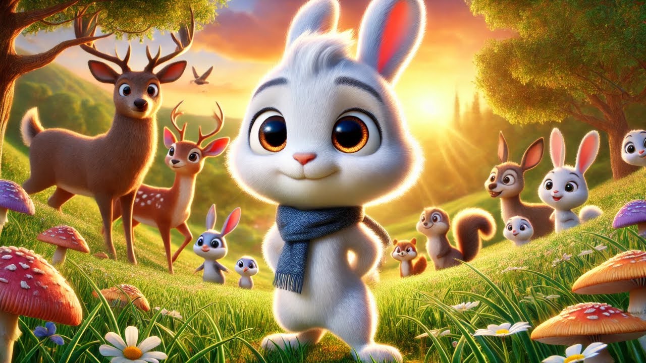 🐰 Benny the Brave Little Bunny - A Bedtime Story | Hush Little Stories ...