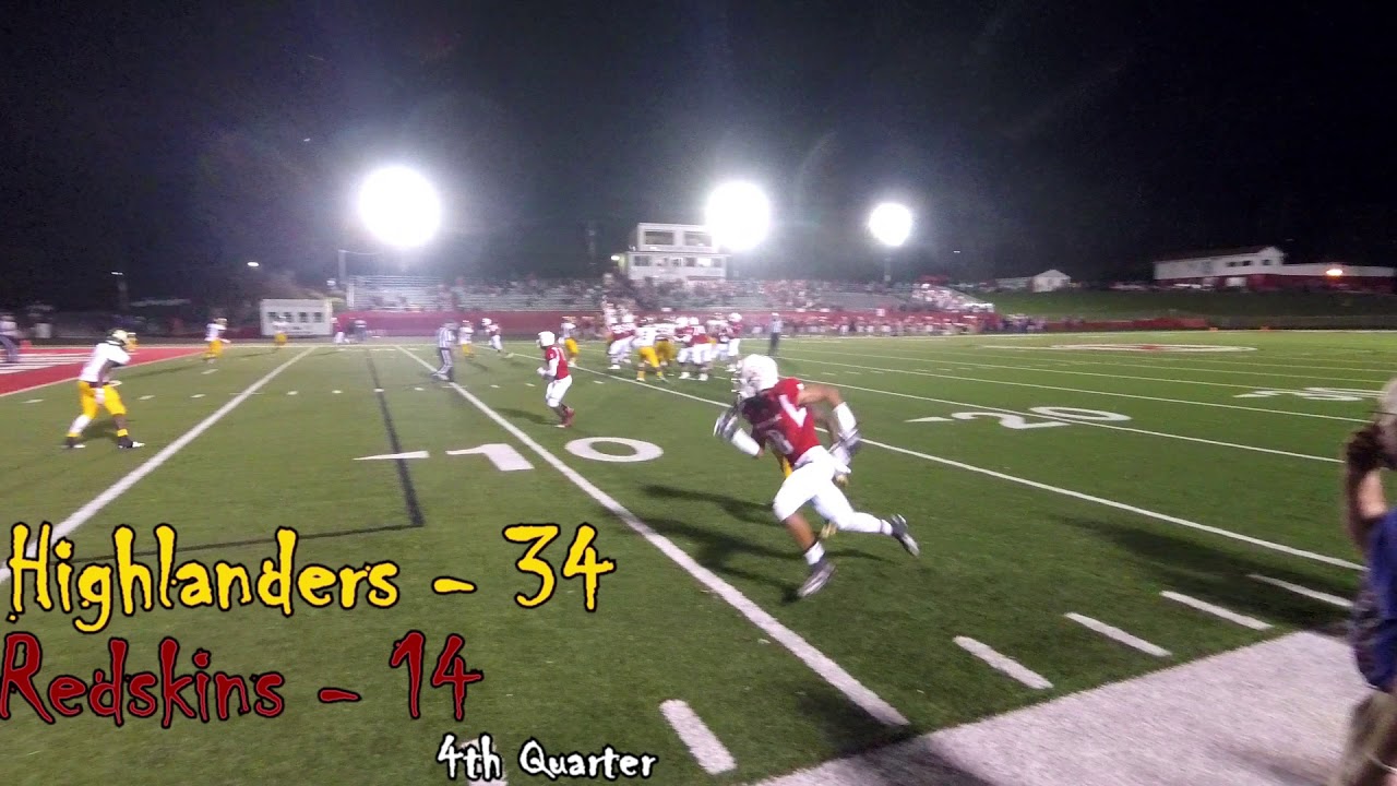 Huntington Highlanders Football 2017 - Week 8 @ Hurricane - YouTube