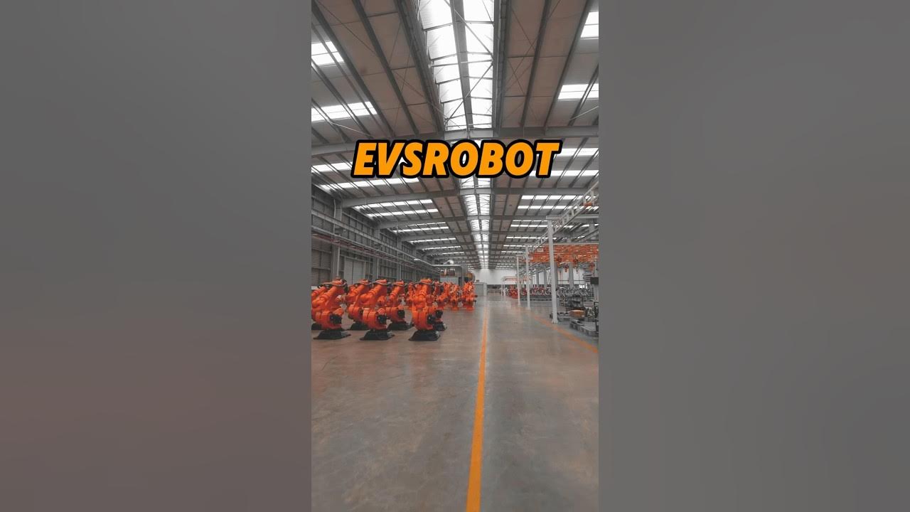 Explore the Robot Display Area in Our Smart Factory#evsrobot #industrialrobots # ...