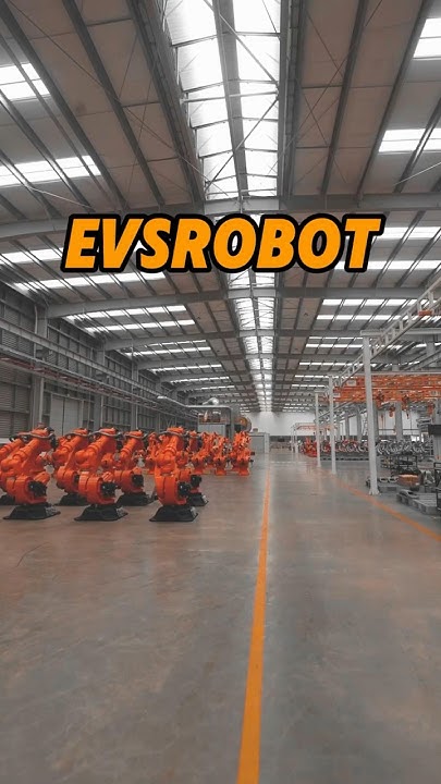 Explore the Robot Display Area in Our Smart Factory#evsrobot #industrialrobots # ...