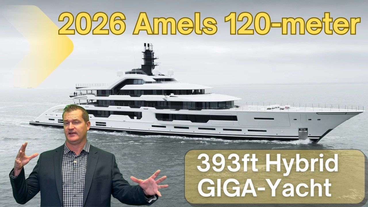 393ft Hybrid GIGA-Yacht 120-meter Dutch, Amels 120 Project Tanzanite ...