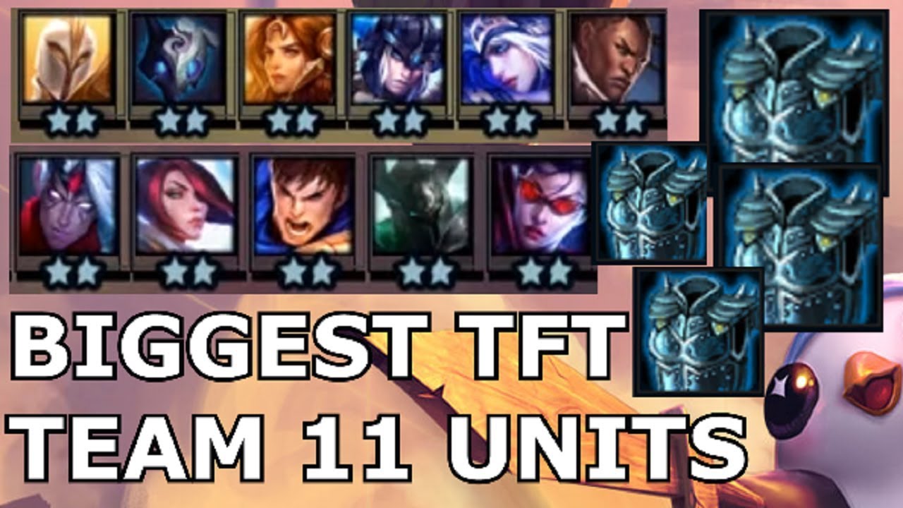 BIGGEST TFT 11 Champion TEAM COMP - Teamfight Tactics RANKED LOSE to ...