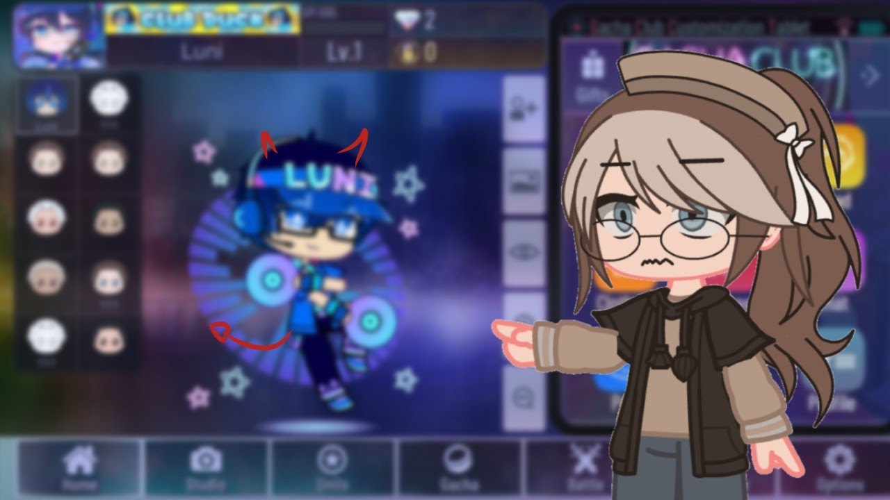 I found a scary secret on luni's oc... - YouTube
