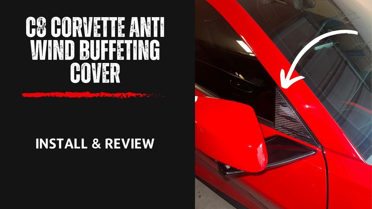 C8 Corvette Anti Wind Buffeting Cover Install and Review - YouTube