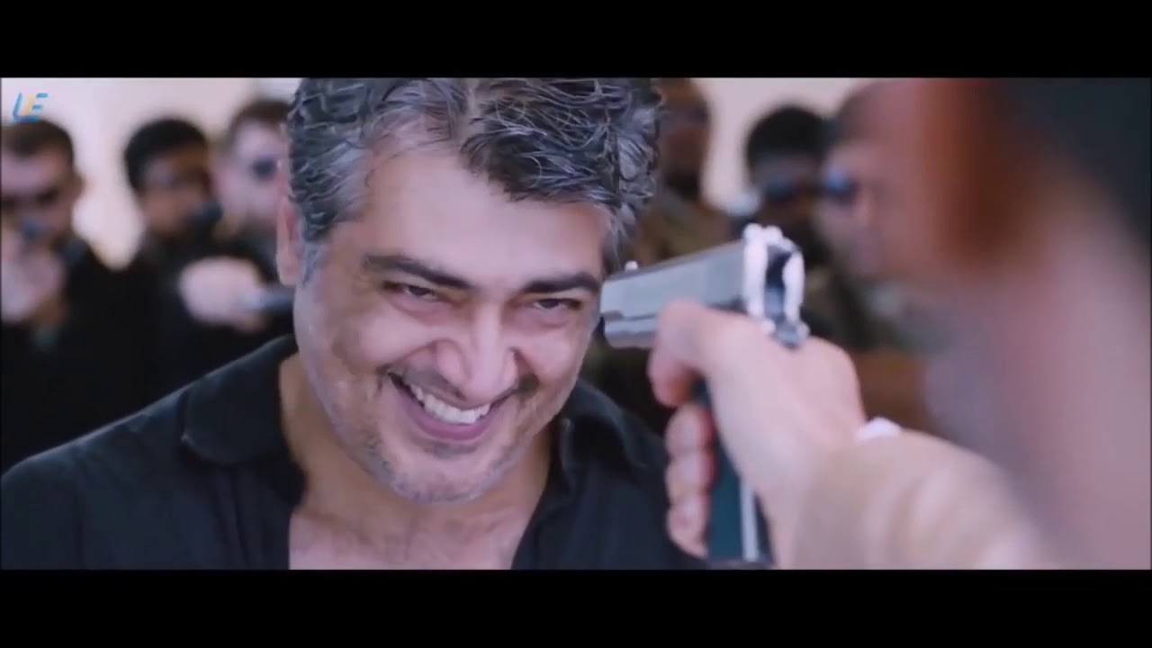 Vedhalam Thala Ajith Mass scene|Thala Transformation|Vadachennai BGM ...