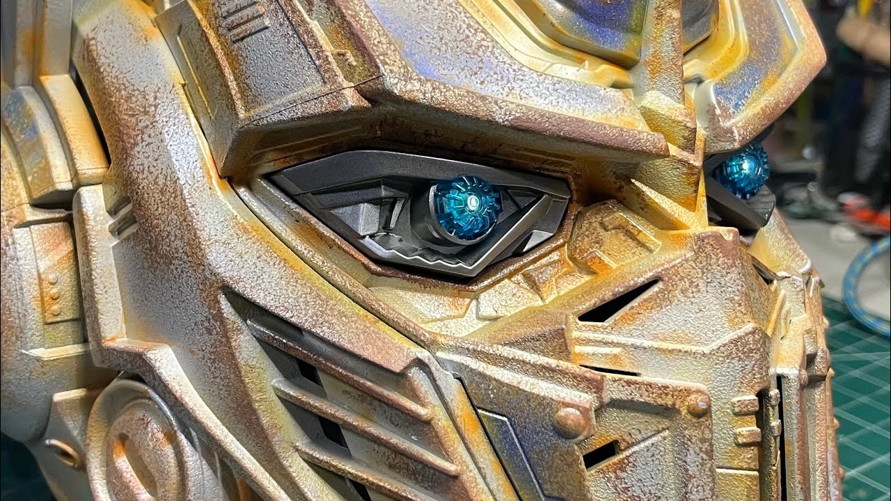 Rusted Optimus Prime Helmet #fyp #transformerscollection #optimusprime ...