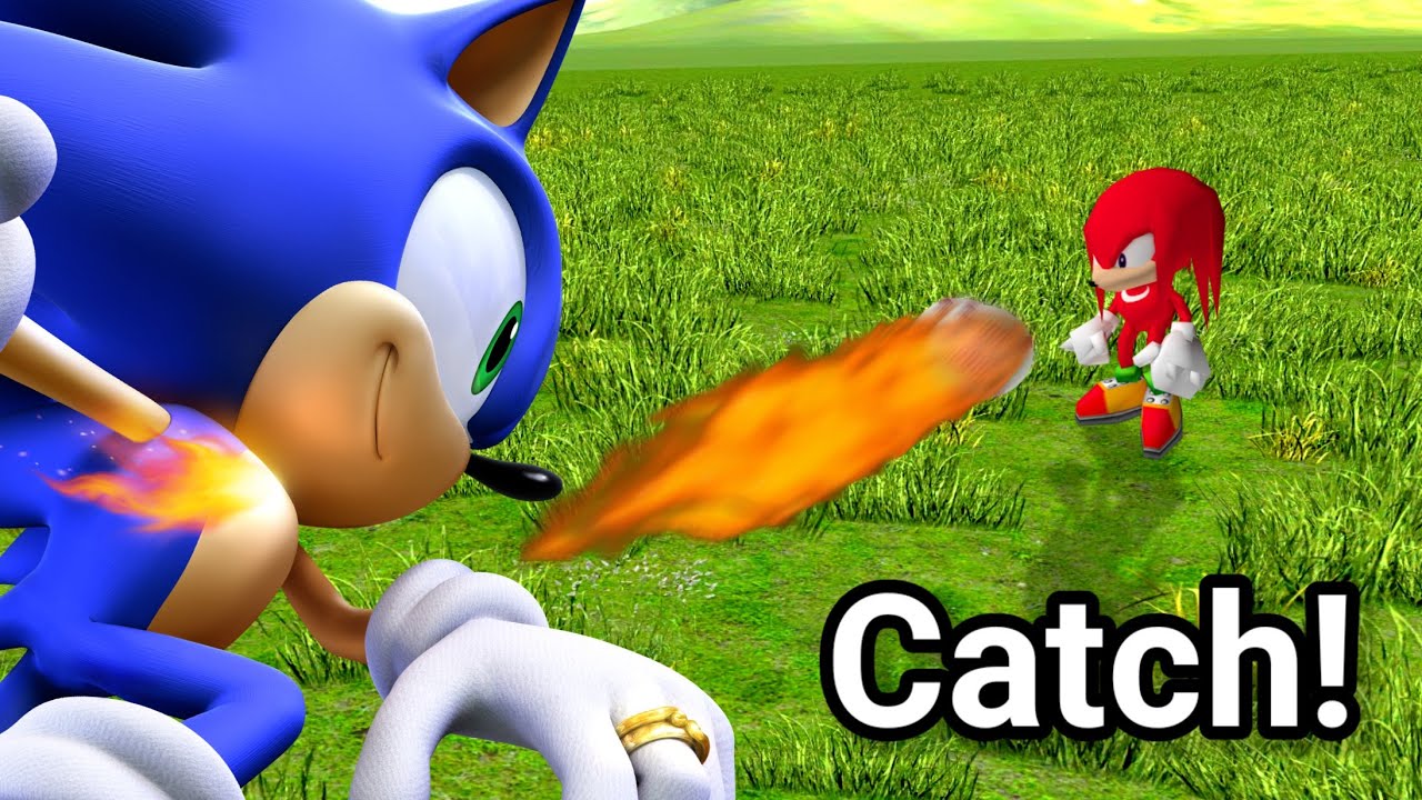 Sonic Plays Catch - YouTube