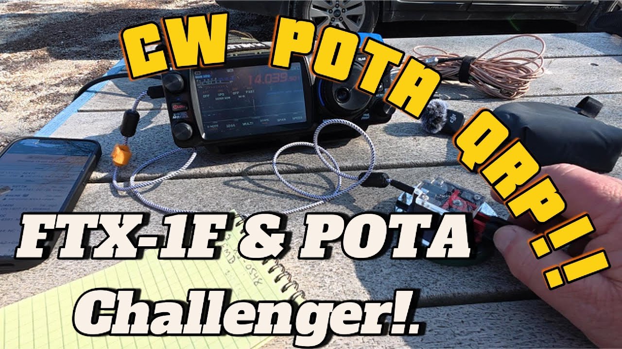 QRP CW Excitement with FTX-1 | Activation Ride Along - YouTube