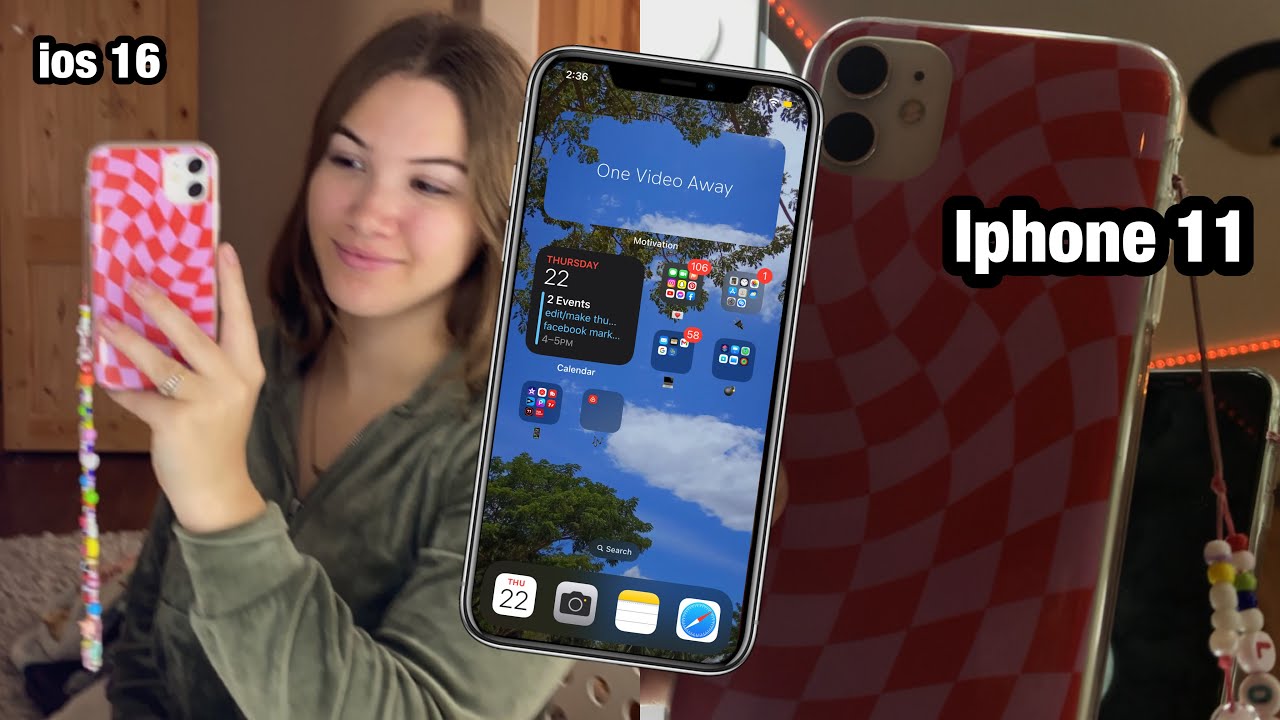 WHATS ON MY IPHONE 11 | IOS 16 UPDATE - YouTube
