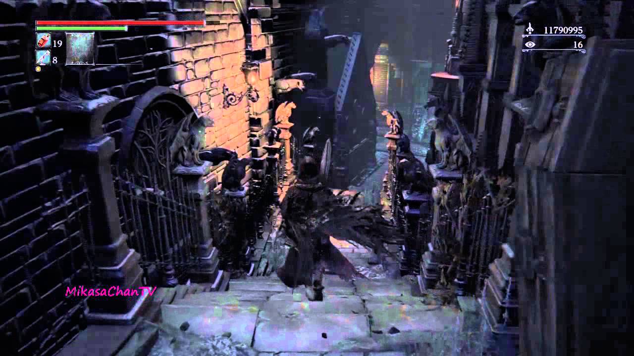 Bloodborne - Cathedral Ward Part 2 (Walkthrough/Gameplay) - YouTube
