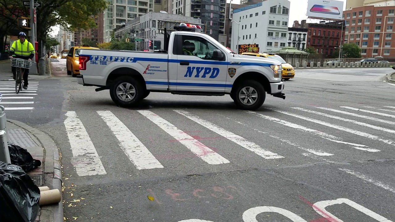 NYPD Traffic Enforcement Bronx Tow Roaming Around Midtown Placing Boots ...