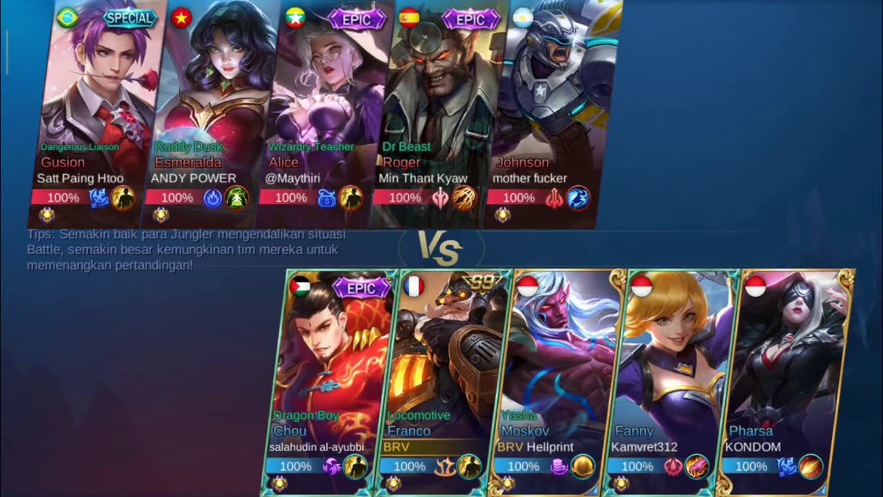 MOBILE LEGENDS : FRANCO EPIC COMEBACK!! - YouTube