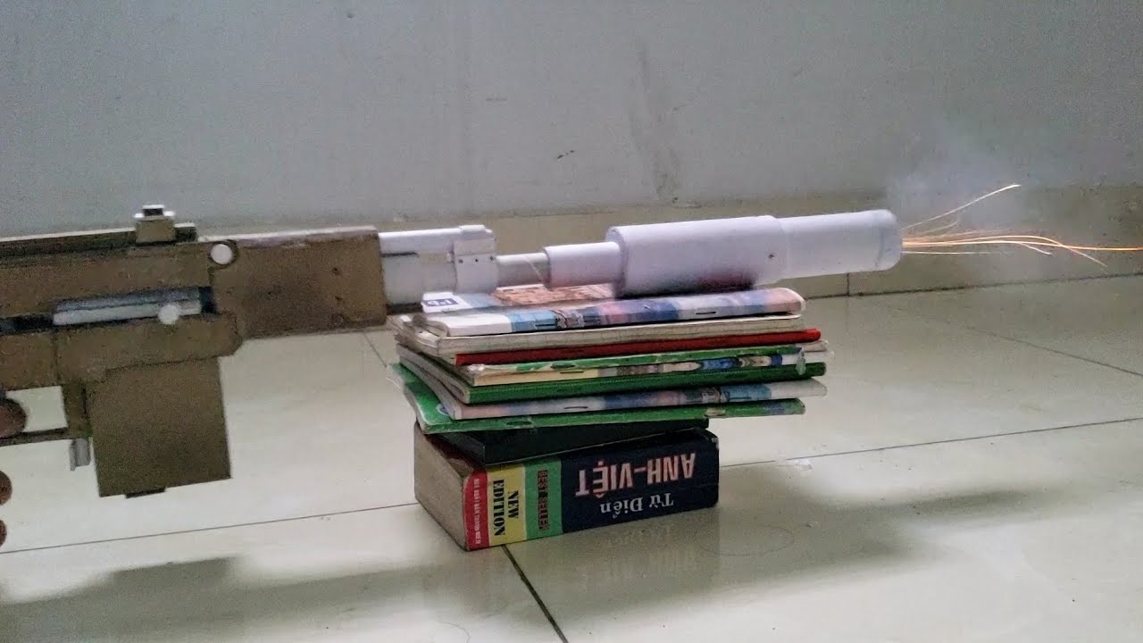 Paper rifle #11: Firing - YouTube