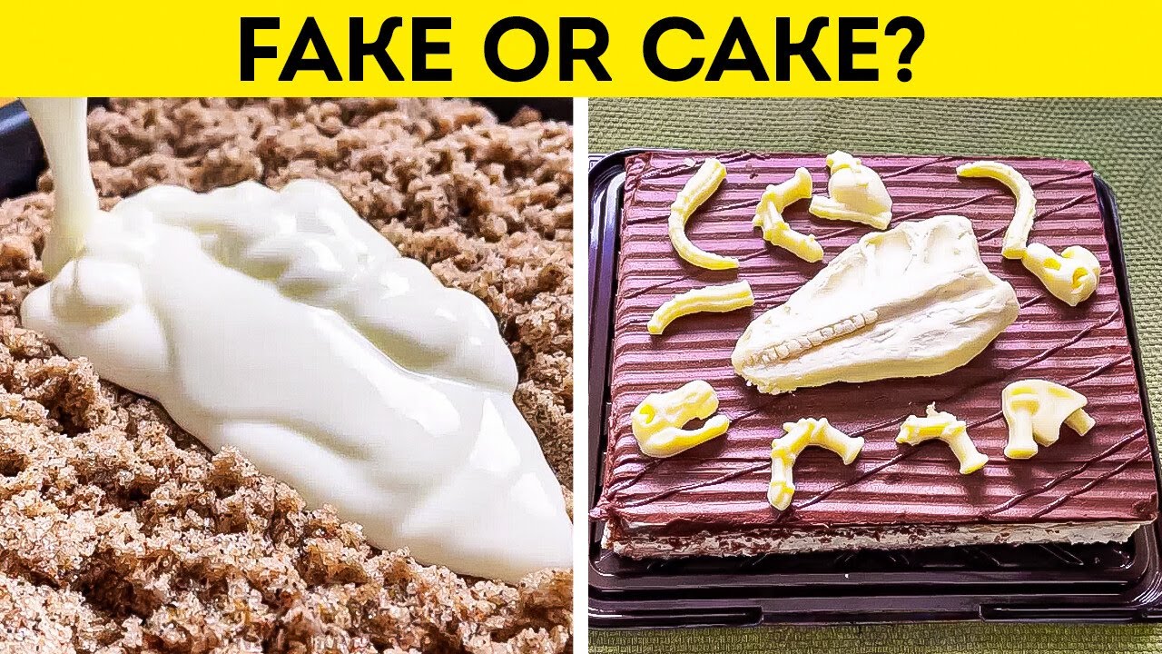 Fake or Cake? Exciting Cake decorations for any parties - YouTube