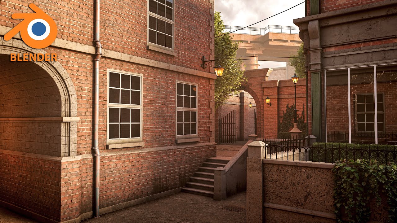 Made with Blender - 3D Environment - Timelapse - YouTube