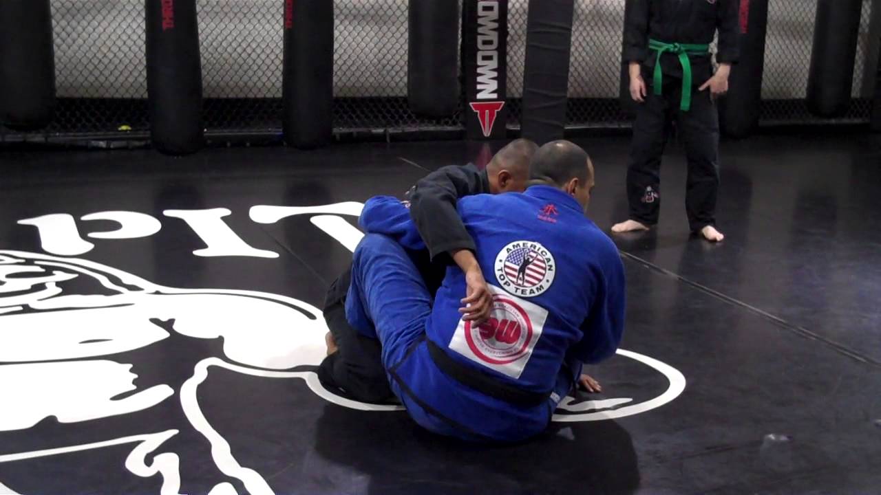 Brazilian Jiu-Jitsu: Open Guard Butterfly Hook Sweep, Part 1 - YouTube