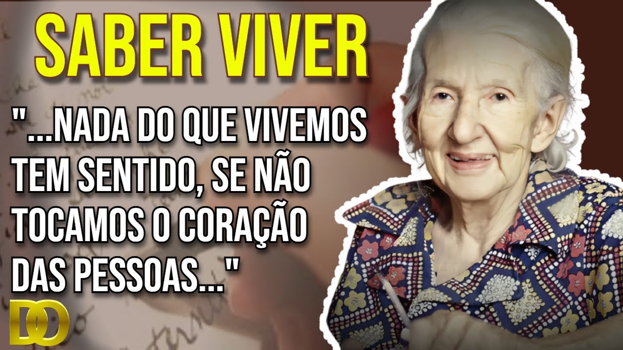 Poema Cora Coralina Saber Viver - RETOEDU
