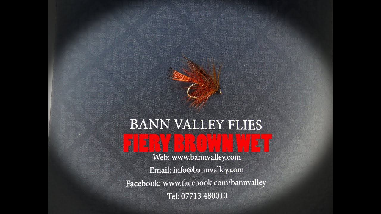 BANN VALLEY FLY TYING PACK THE FIERY BROWN WET FLY - YouTube